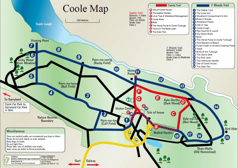 Maps & Trails - Coole Park Nature Reserve